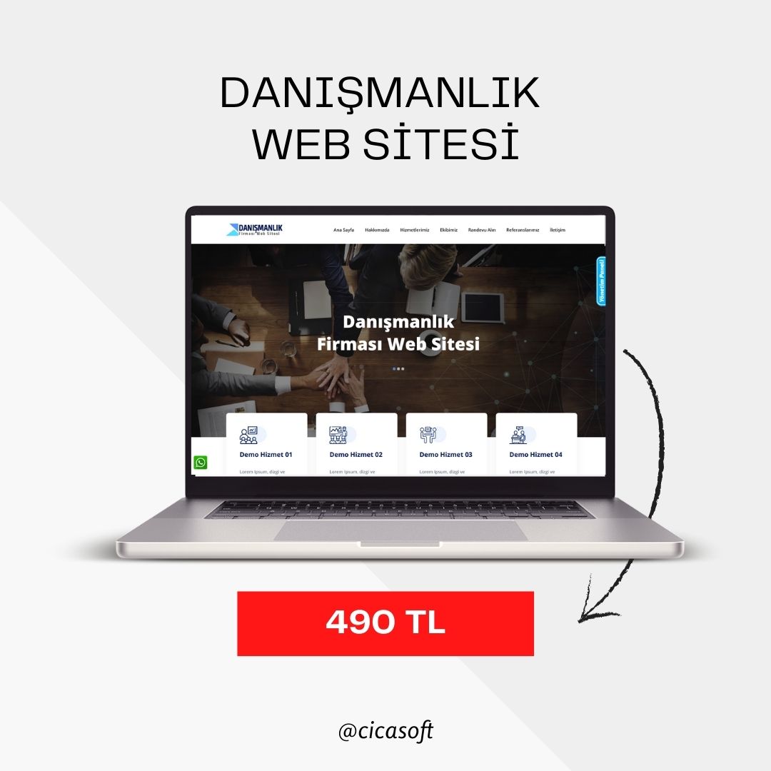 Danışman Web Sitesi | CicaSoft Yazılım Hizmetleri